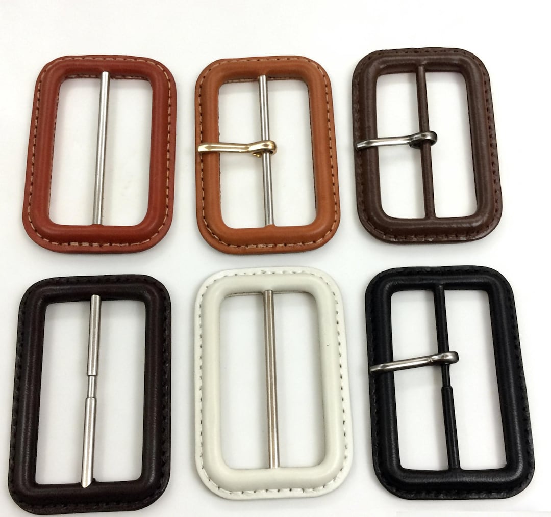 Real Leather Buckle Slider - Black,brown,white Color for Belt Making ...