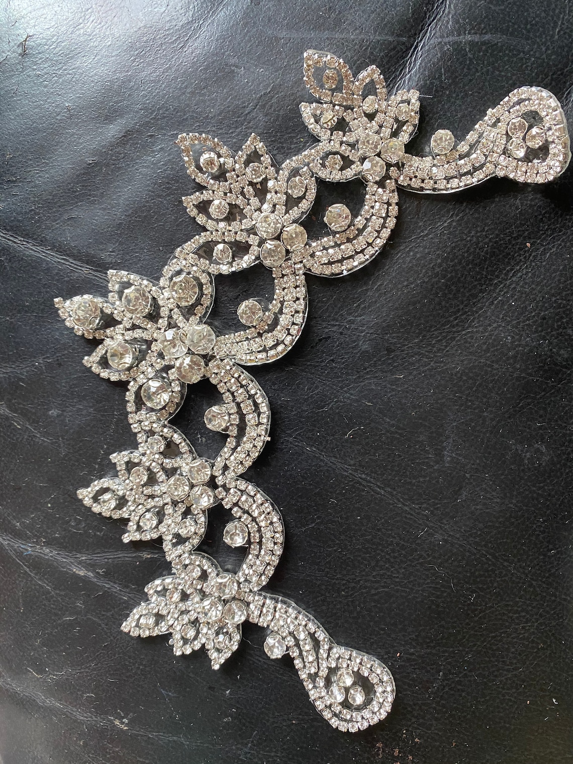 Clear Stone Crystal Applique Shoes Applique Vintage Bohemia | Etsy