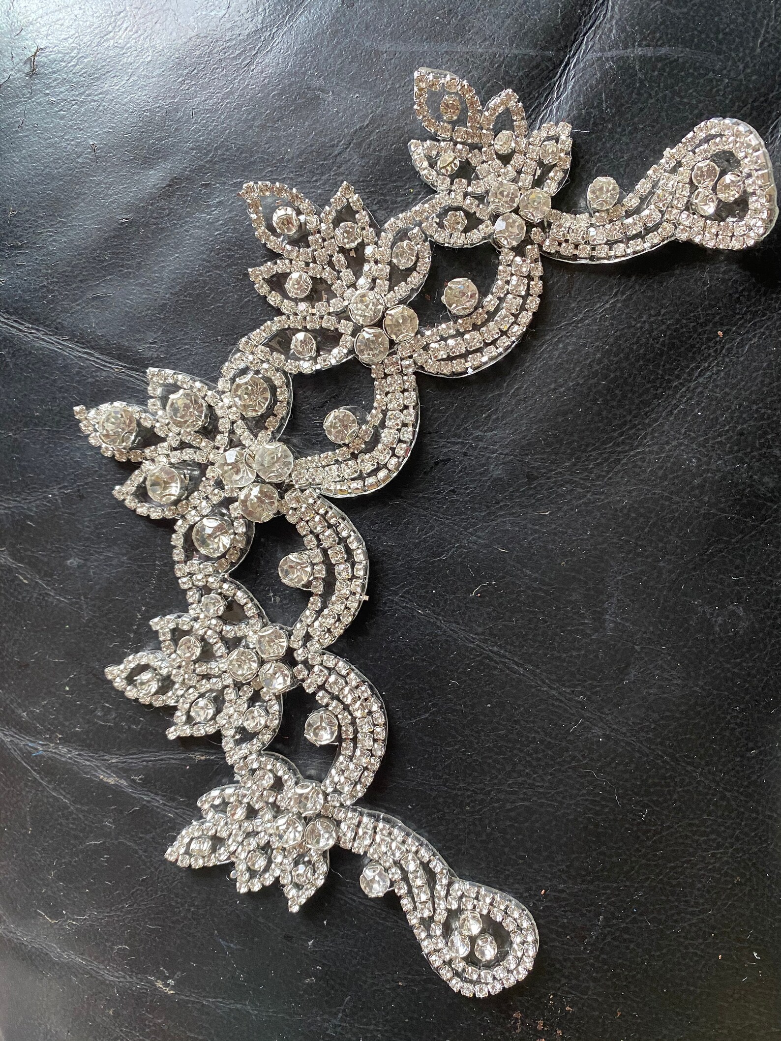 Clear Stone Crystal Applique Shoes Applique Vintage Bohemia | Etsy