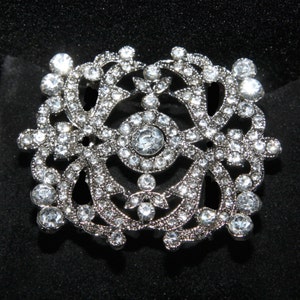 Rhinestone Crystal Belt Buckle, Wedding Dress Buckle, Wedding Buckle ...