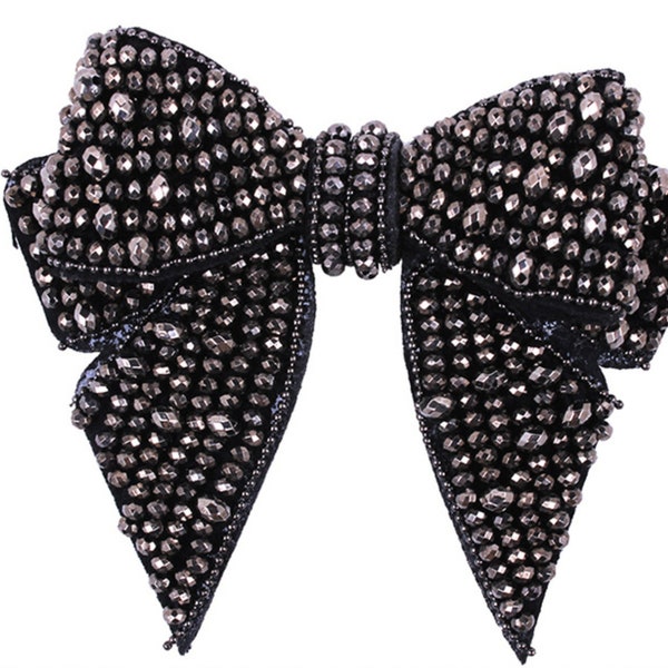 Small Black Bow - Etsy