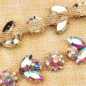 30cm/11.8 Wedding Color Crystal Chain, Crystal Chain Craft, Crystal ...