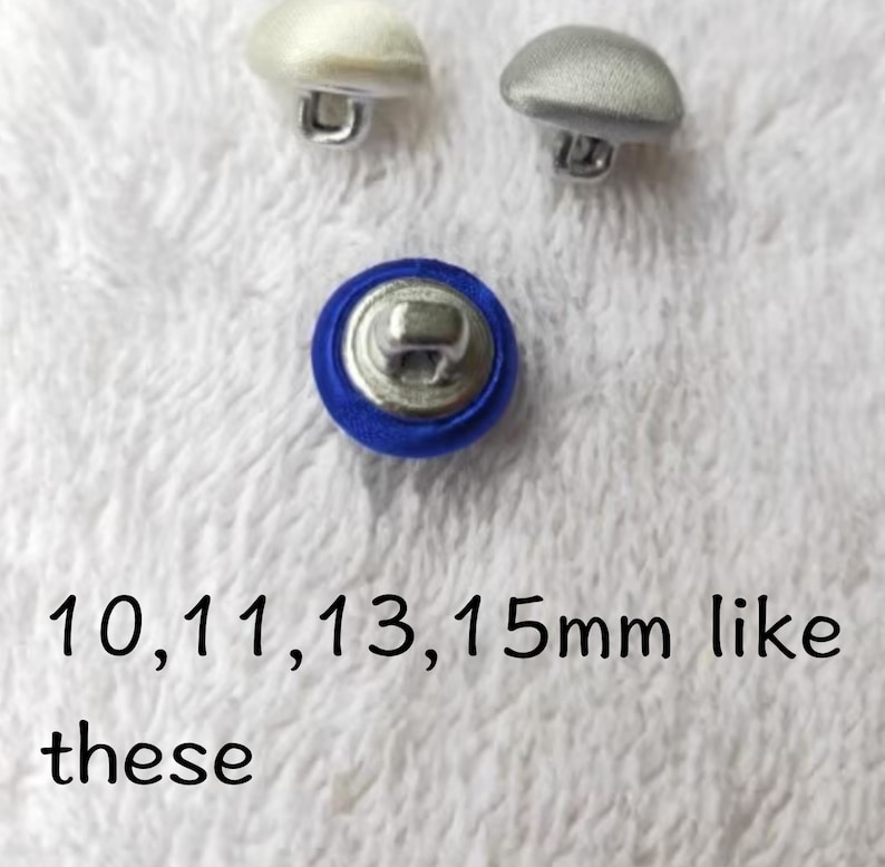 Cotton Twill Covered Buttons: Upholstery & Sewing (5-8 Pcs) - Etsy