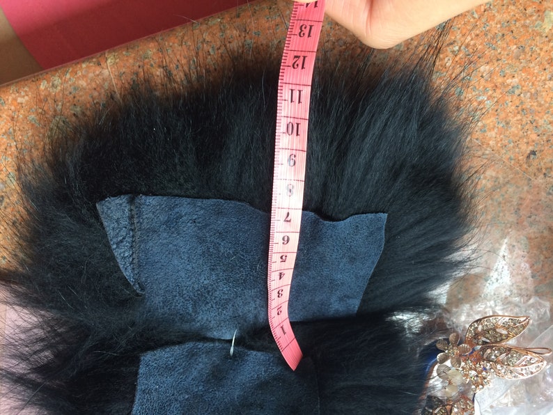 2 Pieces Short Fur Raccoon Fur Stripe Furry Stripe Large - Etsy