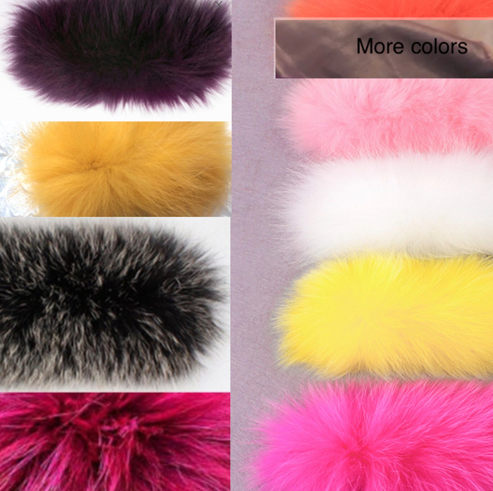 1 Piece Long Fur Fox Fur Stripe Furry Stripe Large Fur - Etsy