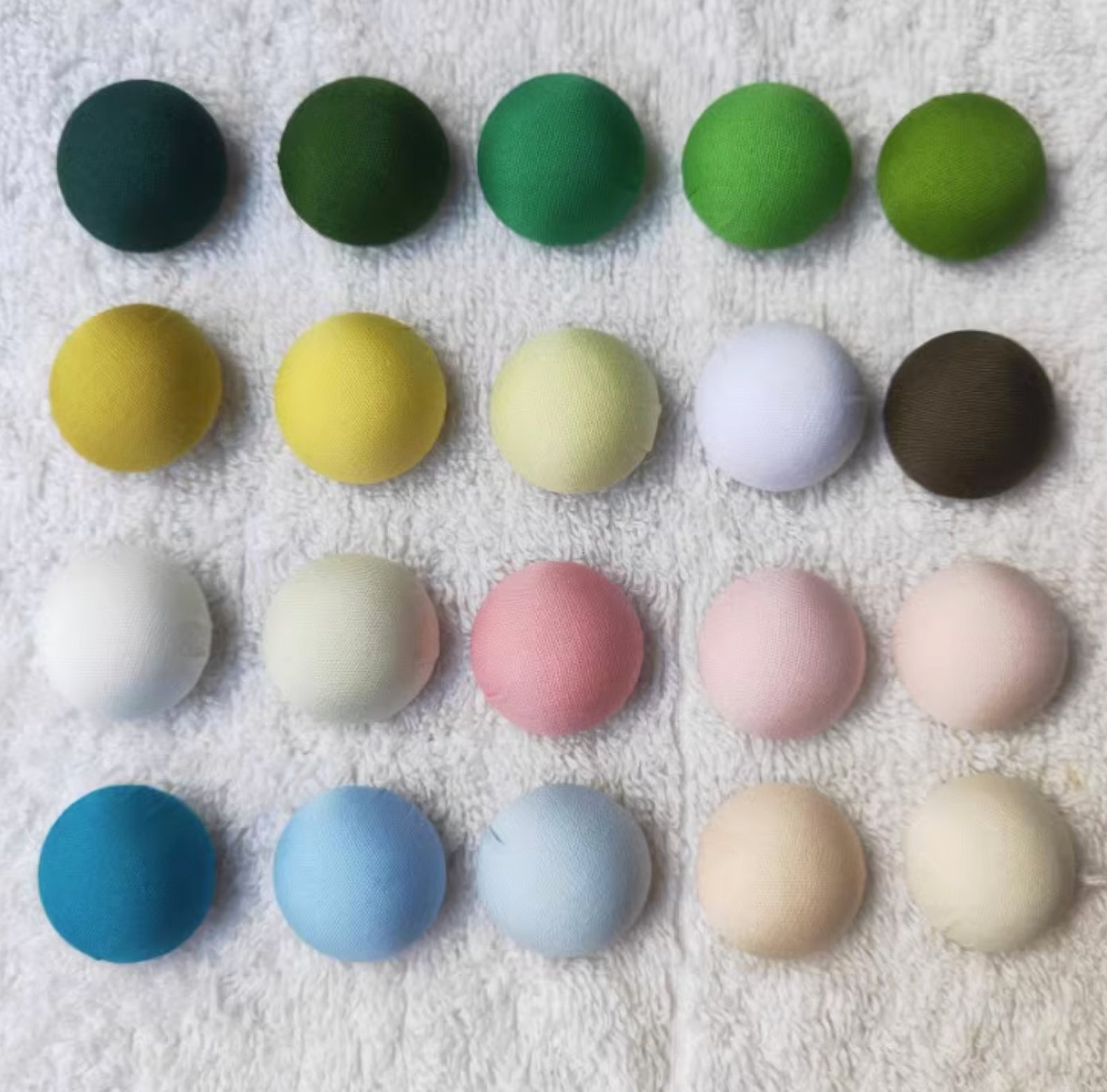 Cotton Twill Covered Buttons: Upholstery & Sewing (5-8 Pcs) - Etsy