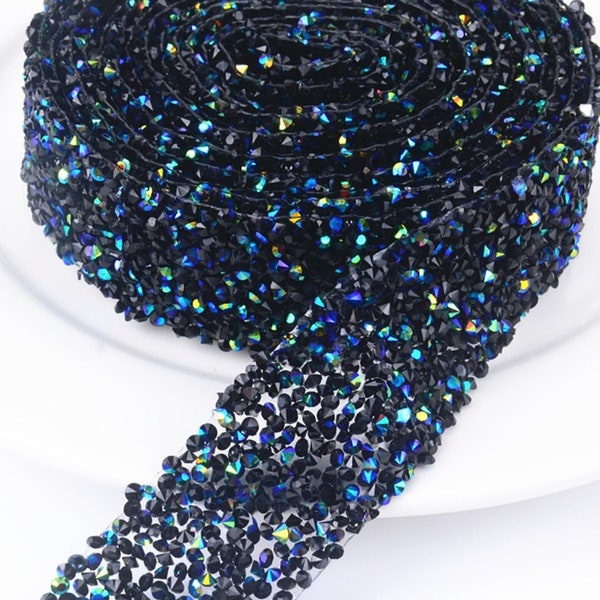 Blue Rhinestone Trim - Etsy