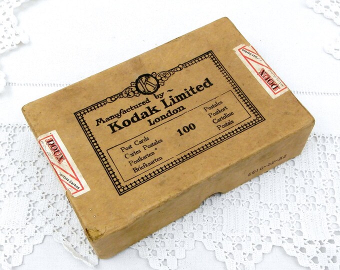 Antique Kodak Cardboard Box for 100 Postcards Collectible - Etsy