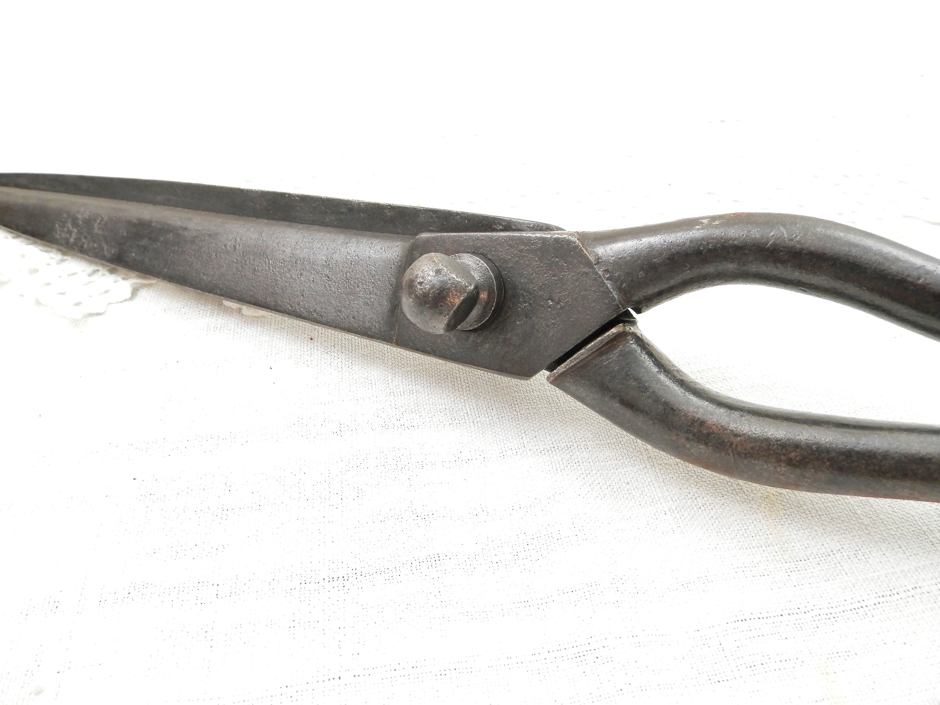 Antique Big Industrial Sized Drappers Scissors from France, Huge ...