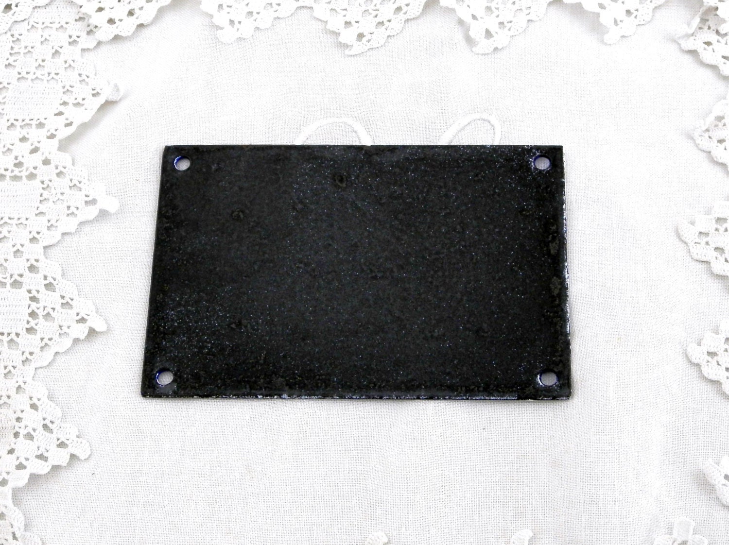 Vintage Traditional French Enamel House Number Plate Number 129 in Blue ...