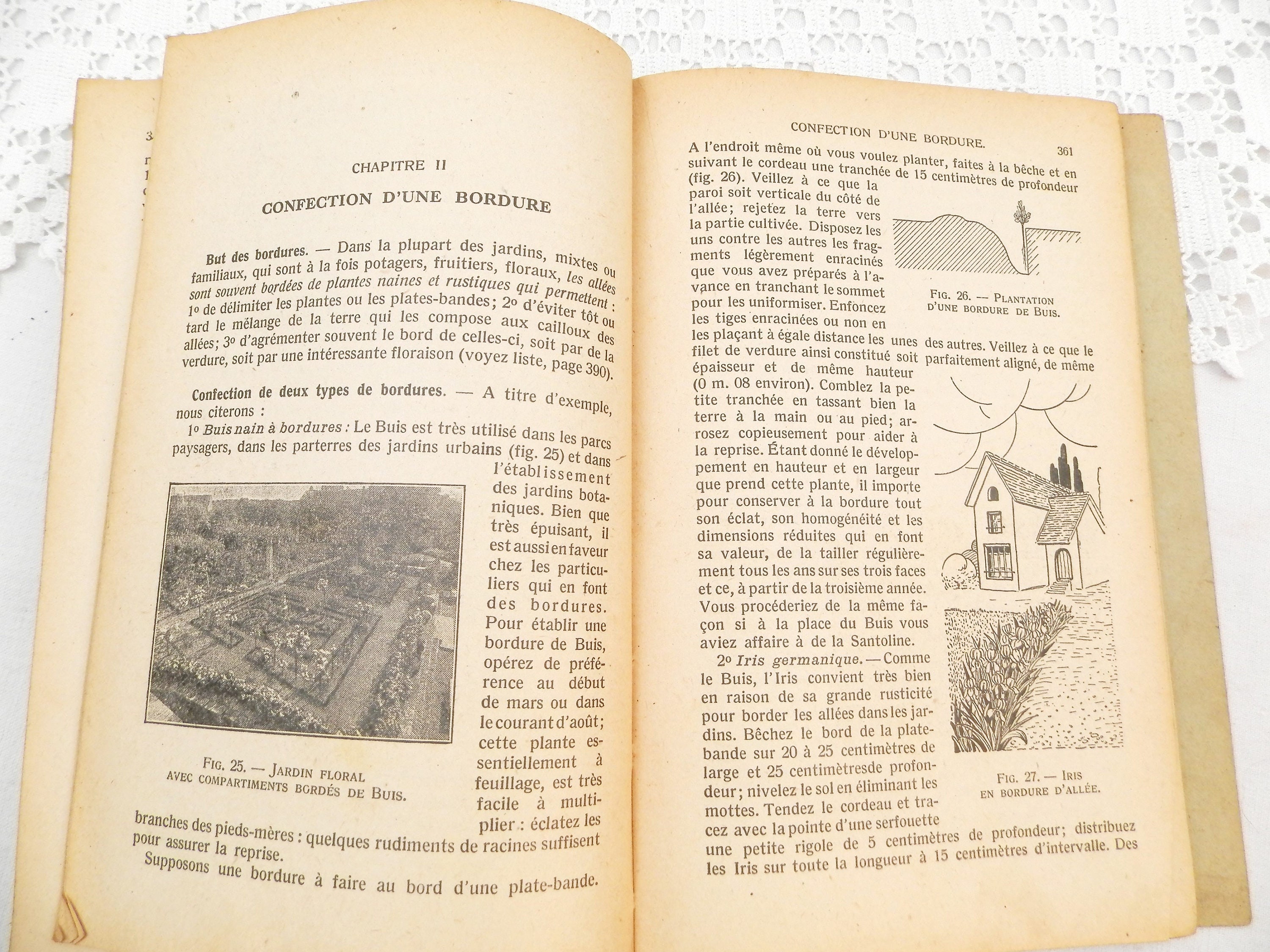 Vintage 1932 French Flower Floriculture Book Published by Hachette ...