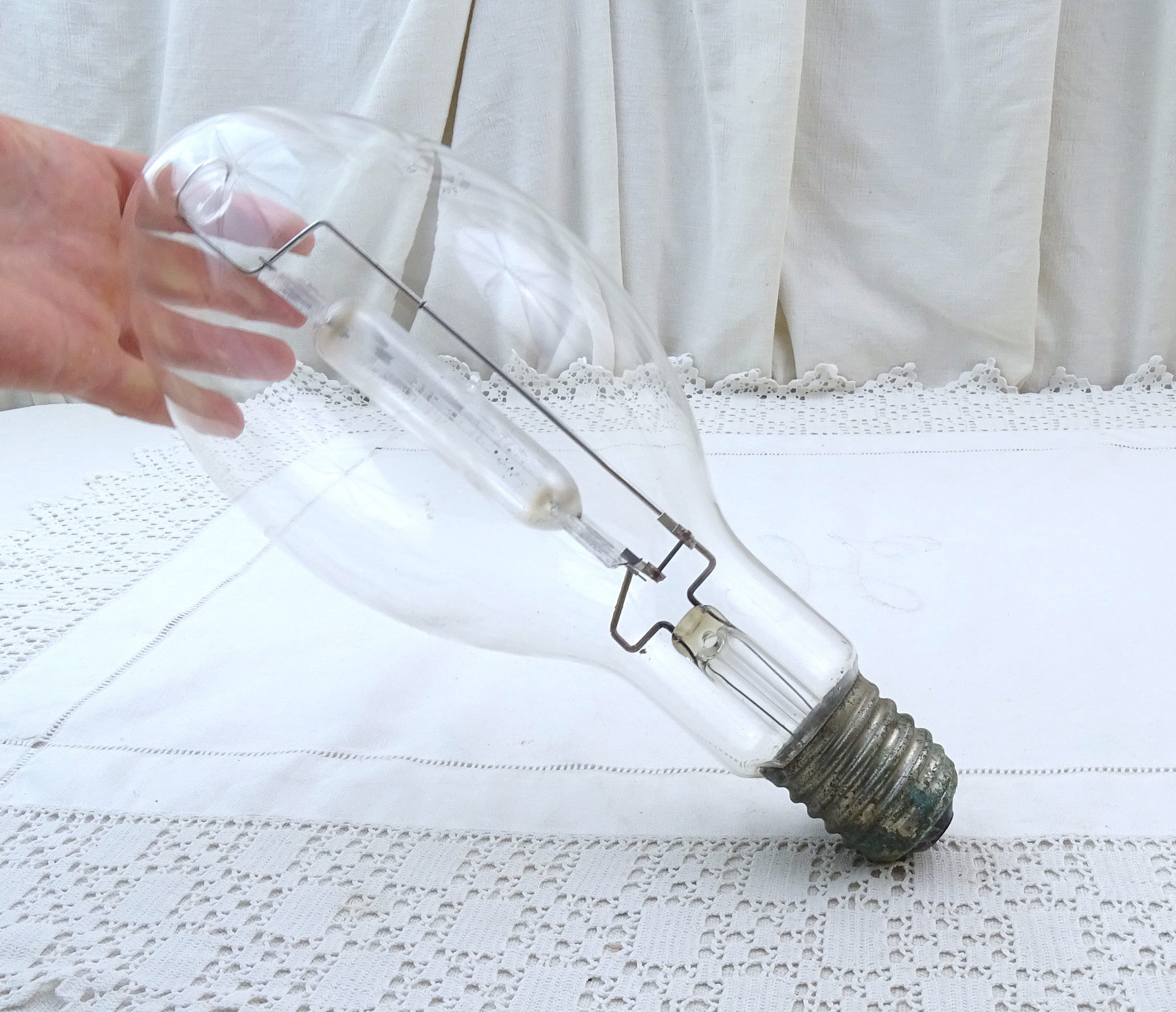 Extra Large Vintage 400 w Mazda Light Bulb, Retro Collectible ...