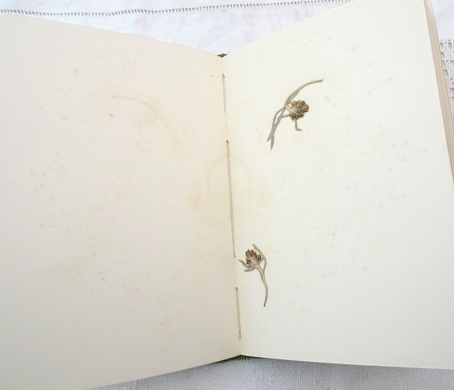 Antique Early 1900s French Hardback Writing Pad for Poems 3 Used Pages ...