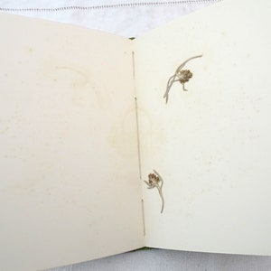 Antique Early 1900s French Hardback Writing Pad for Poems 3 Used Pages ...