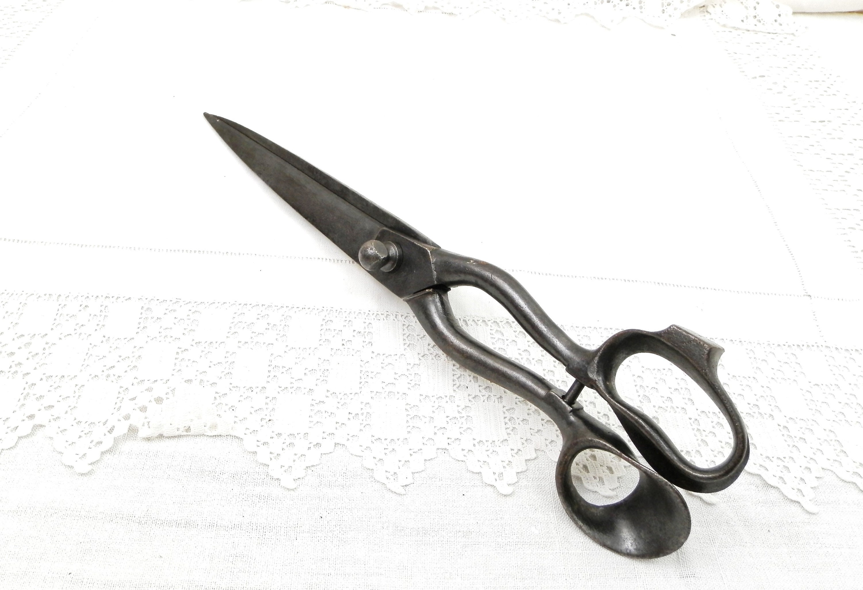 Antique Big Industrial Sized Drappers Scissors from France, Huge ...