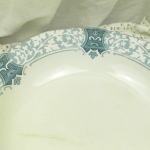 Large Antique French Victorian Ironware Ceramic Serving Dish / Plate by ...