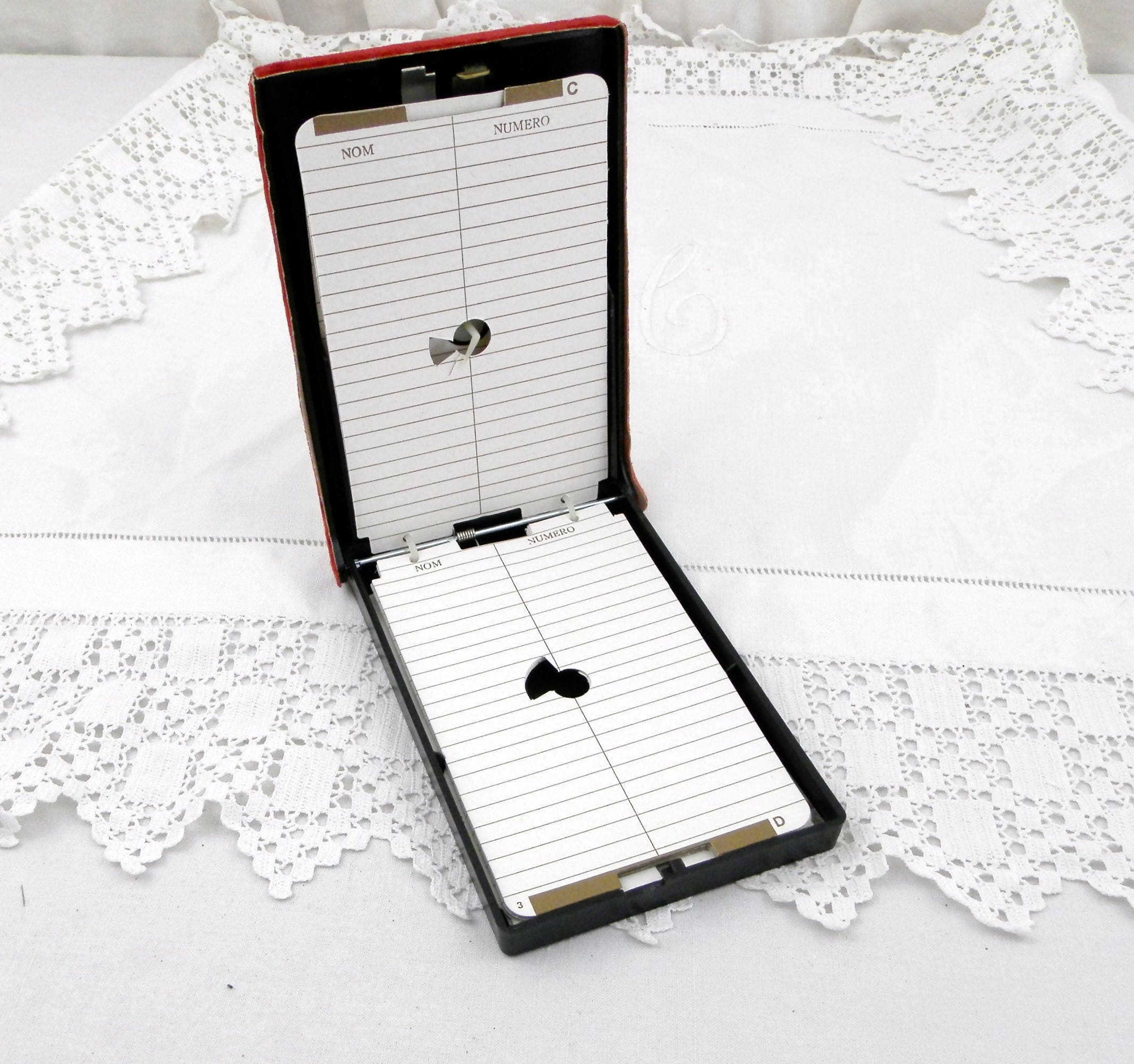 Vintage 1960s Mid Century Telephone Dial Pop Up Unused Address Book ...