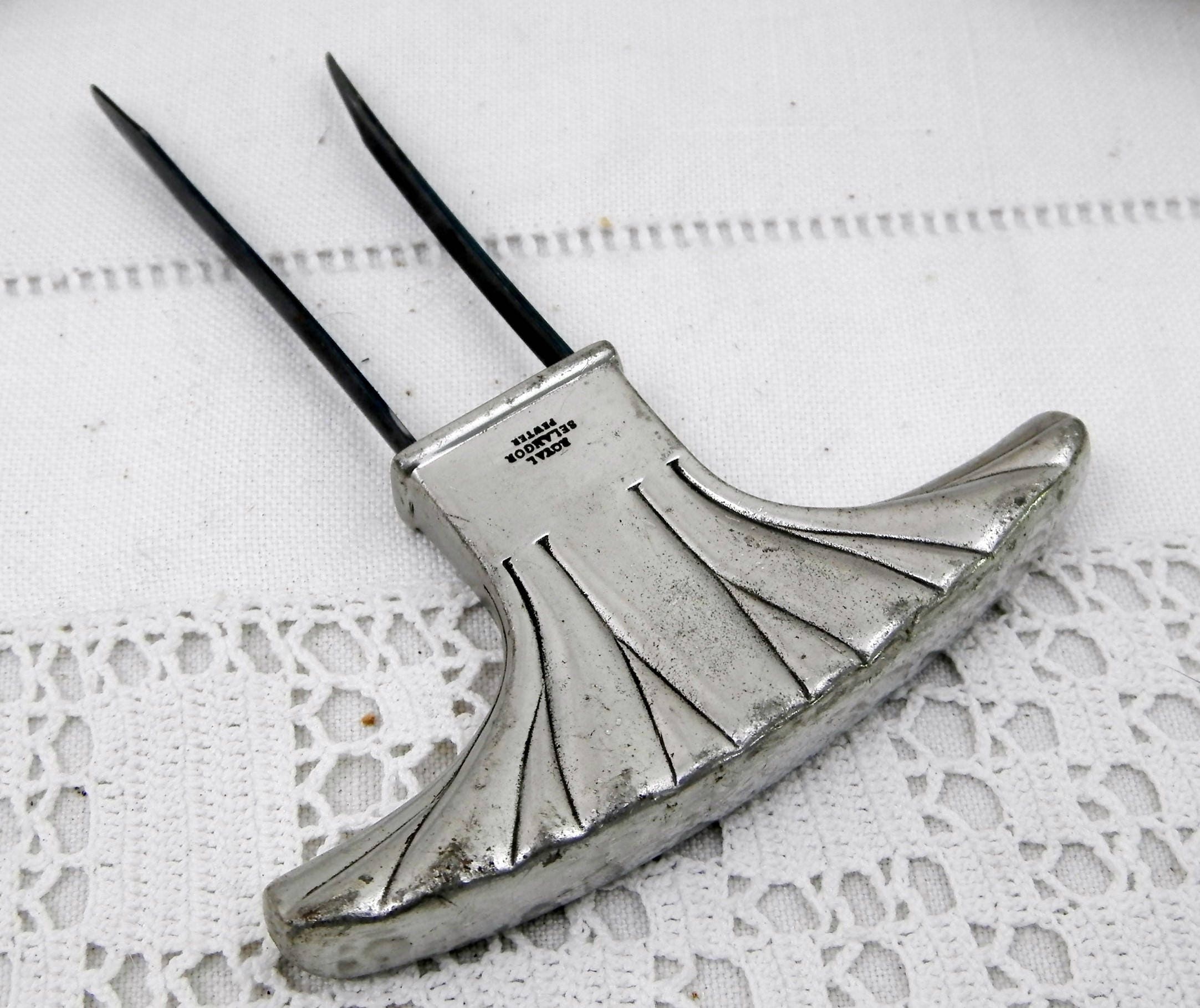 Vintage Royal Selangor Pewter Bottle Opener, Two Pronged Metal Wine ...