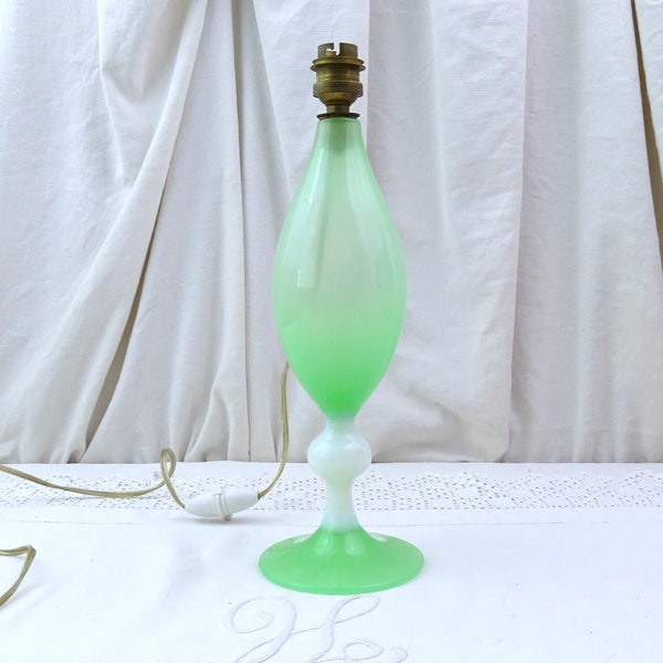 Green Jadeite Table Lamp - Etsy