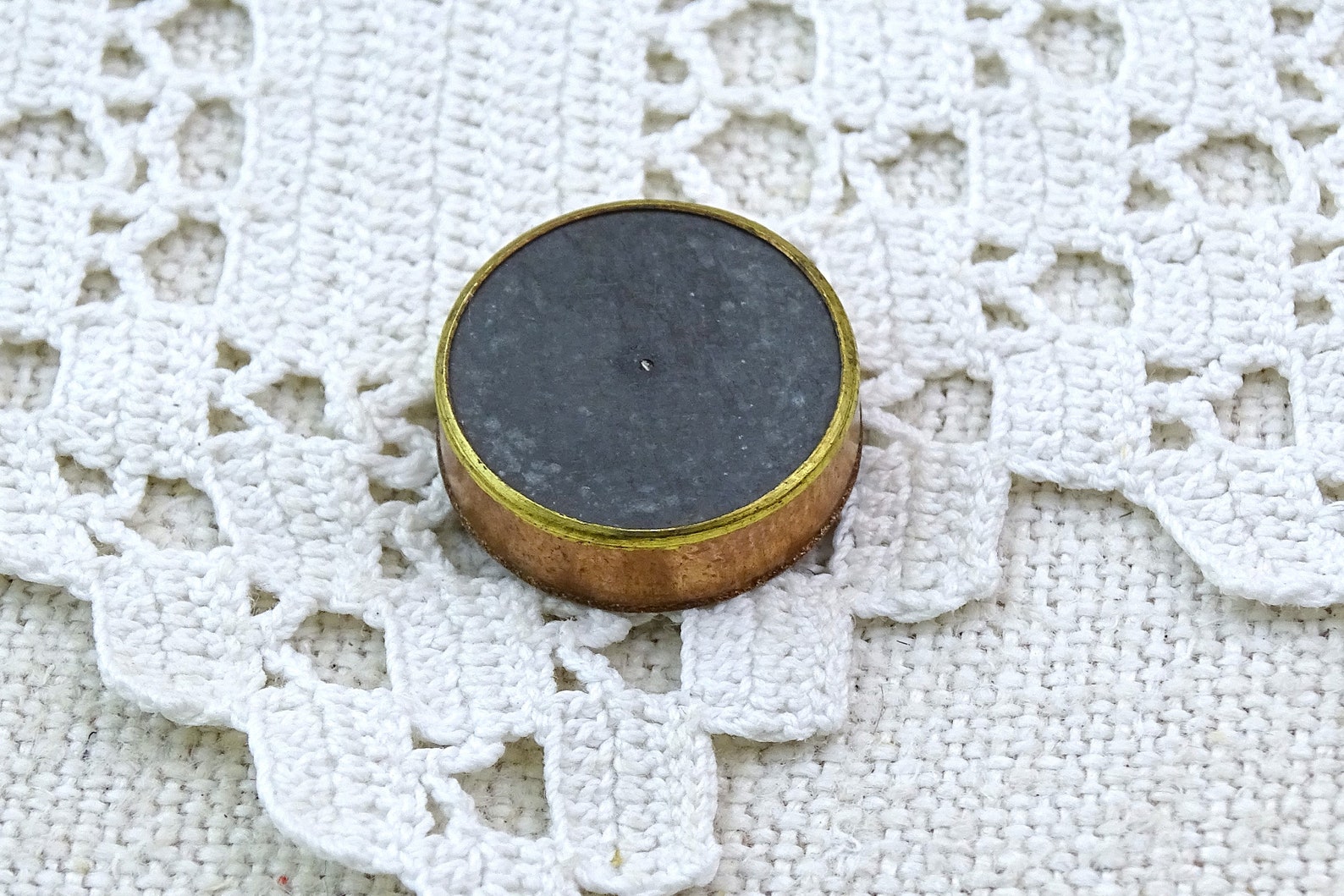 Tiny Miniature Vintage Working Compass Made of Copper With Glass, Small ...