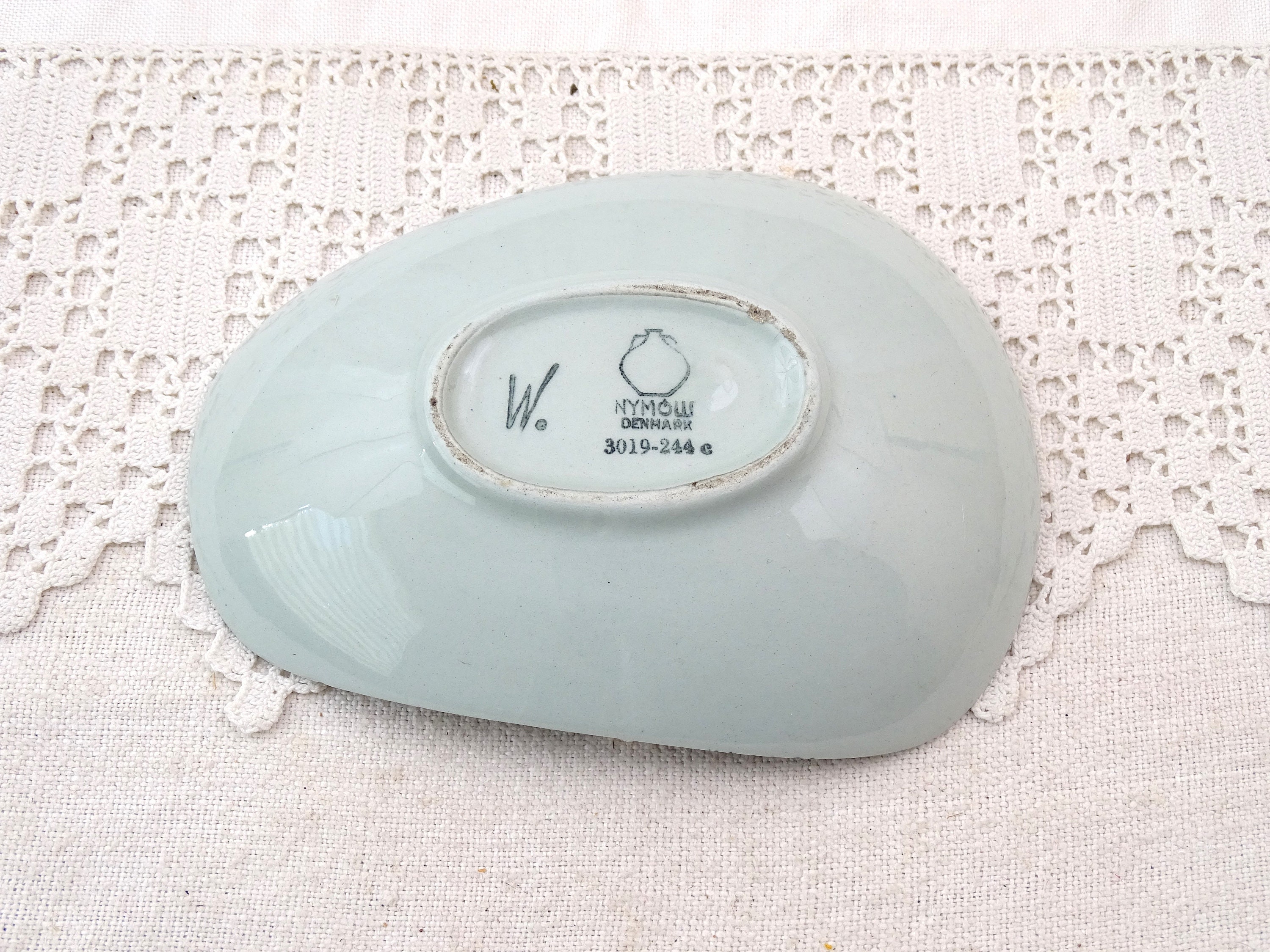 Vintage Danish Pottery Spoon Rest Dish Designed by Bjorn Wiinblad for ...
