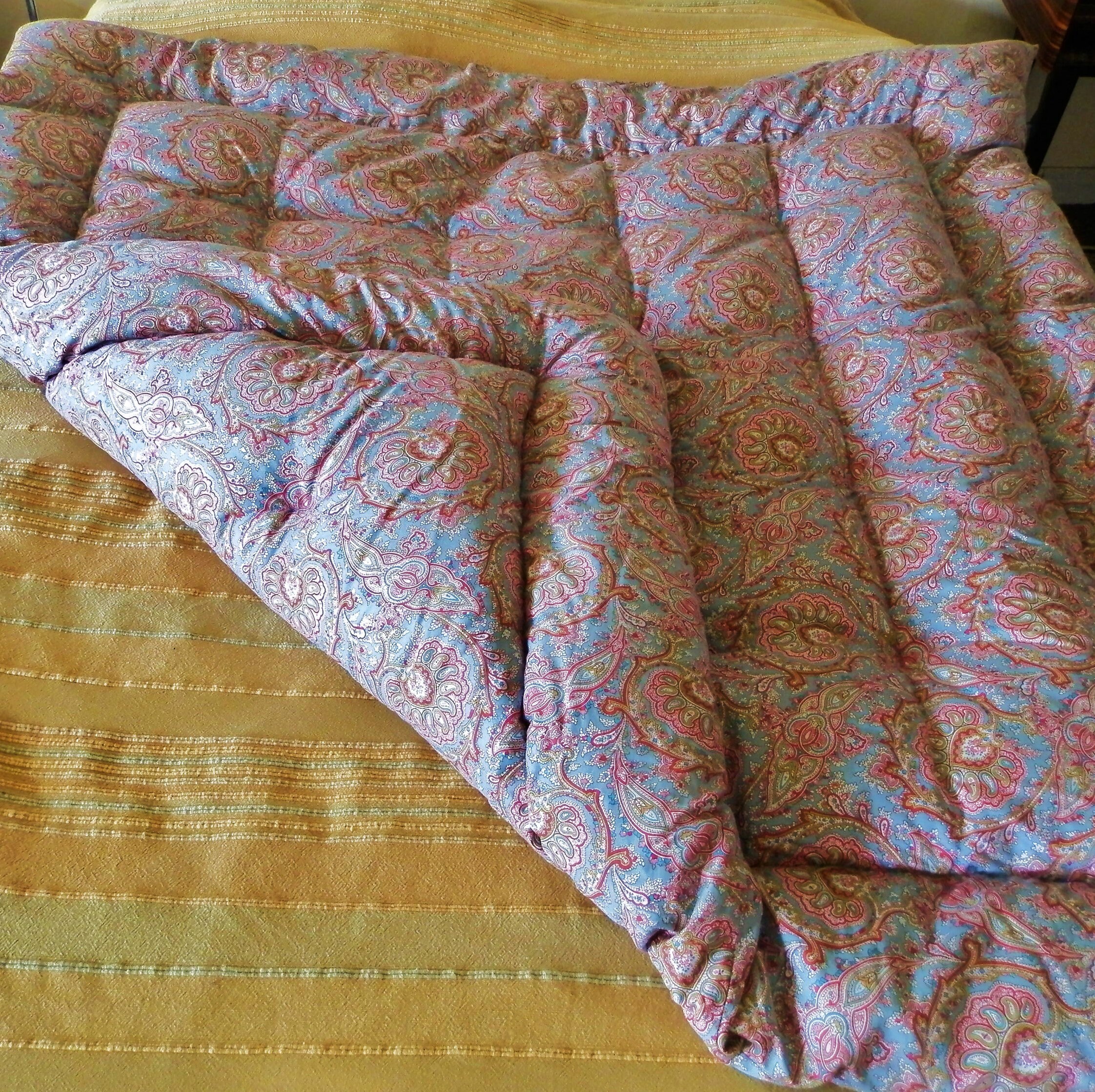 Antique French Paisley Eiderdown in Excellent Condition, 19 th Century ...