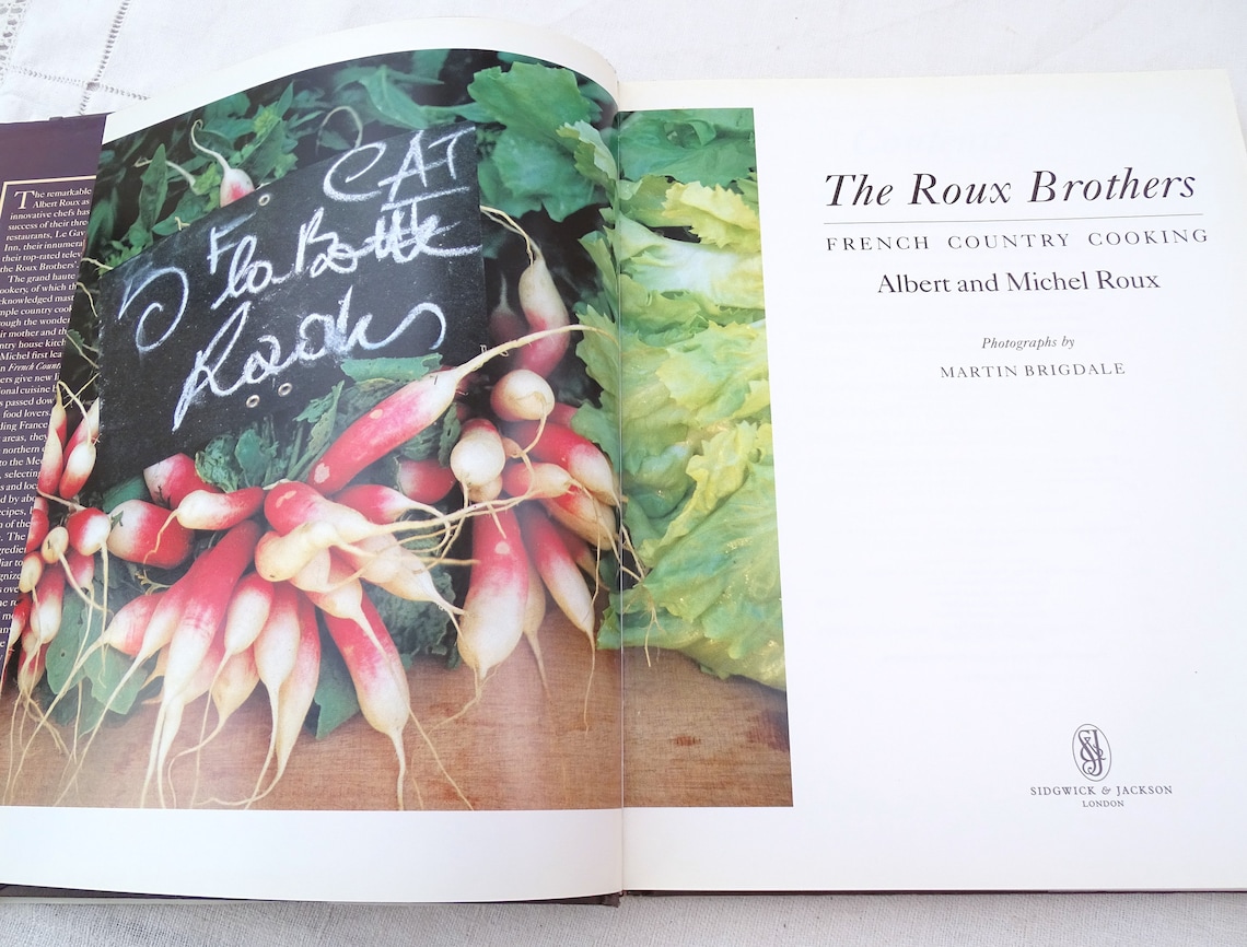 Vintage Cookbook the Roux Brothers French Country Cooking - Etsy
