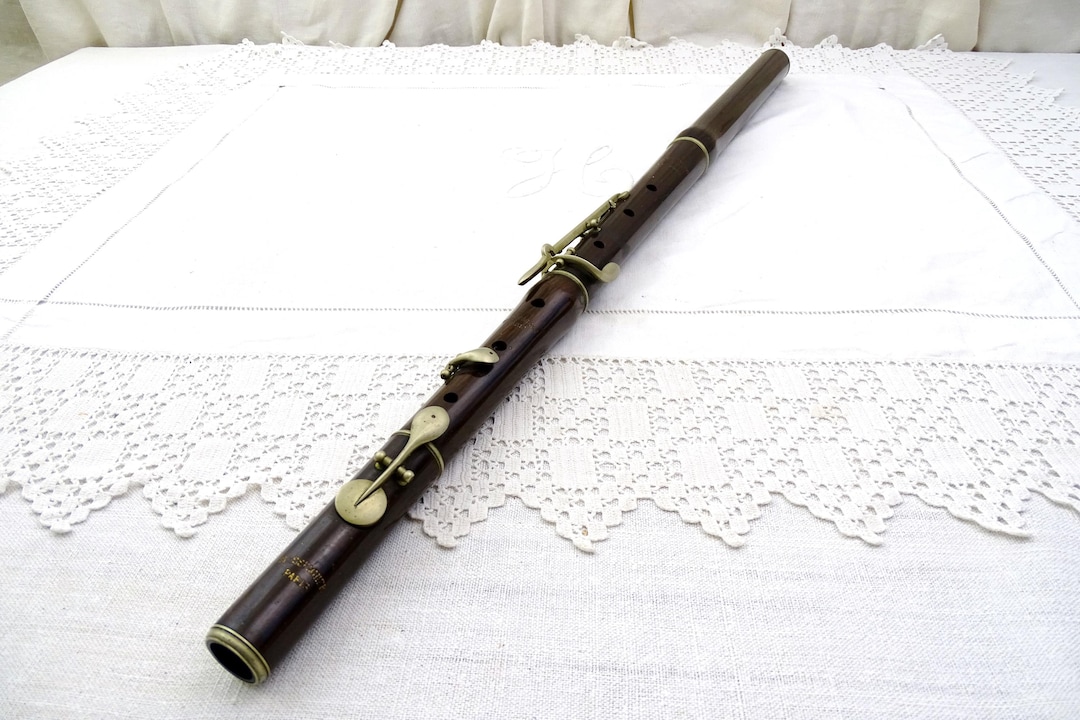 Antique Keyed Irish Wooden Flute by Masspacher Paris in Need of ...