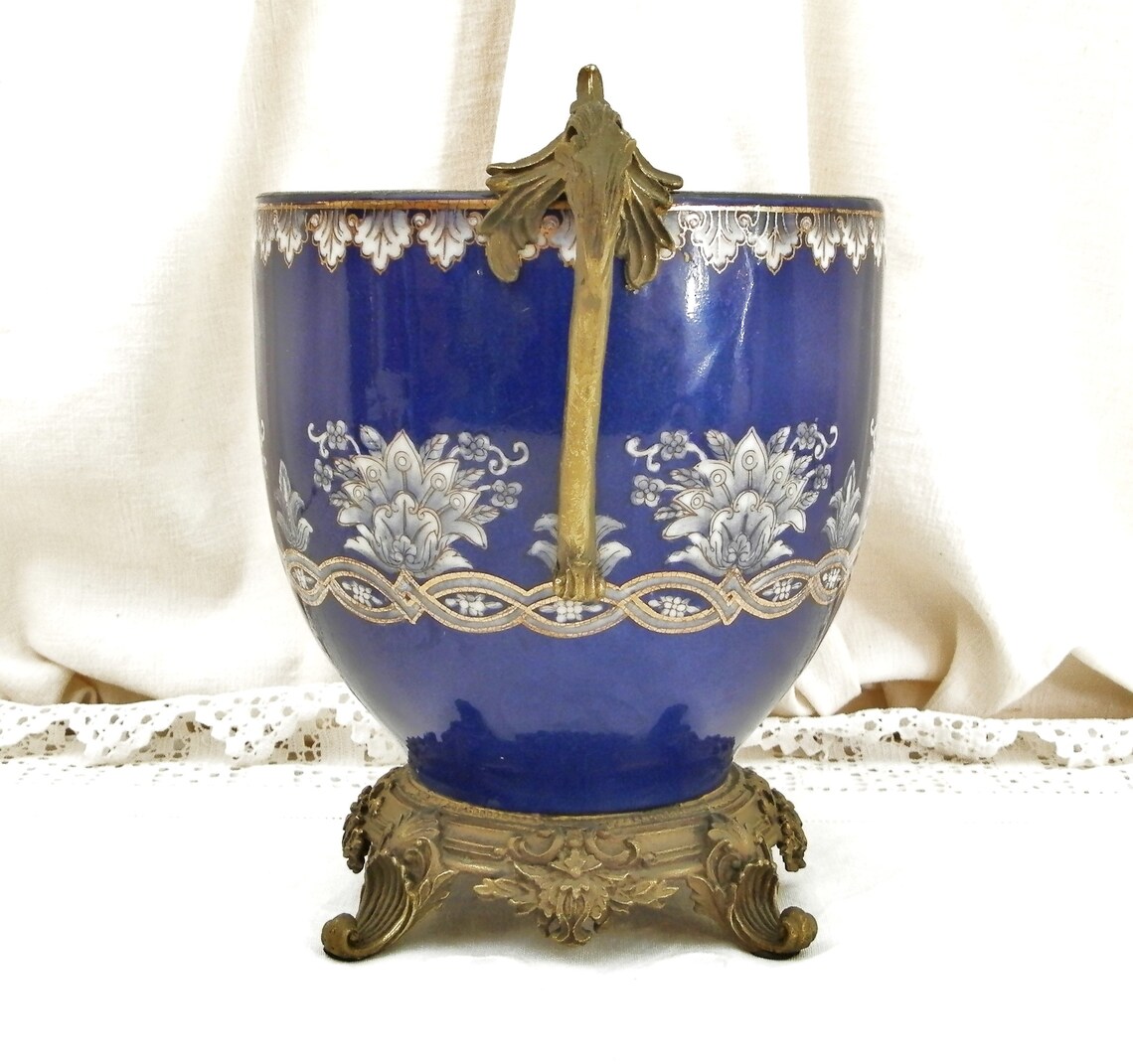 Antique Victorian 19th Century Royal Blue Doulton Style - Etsy