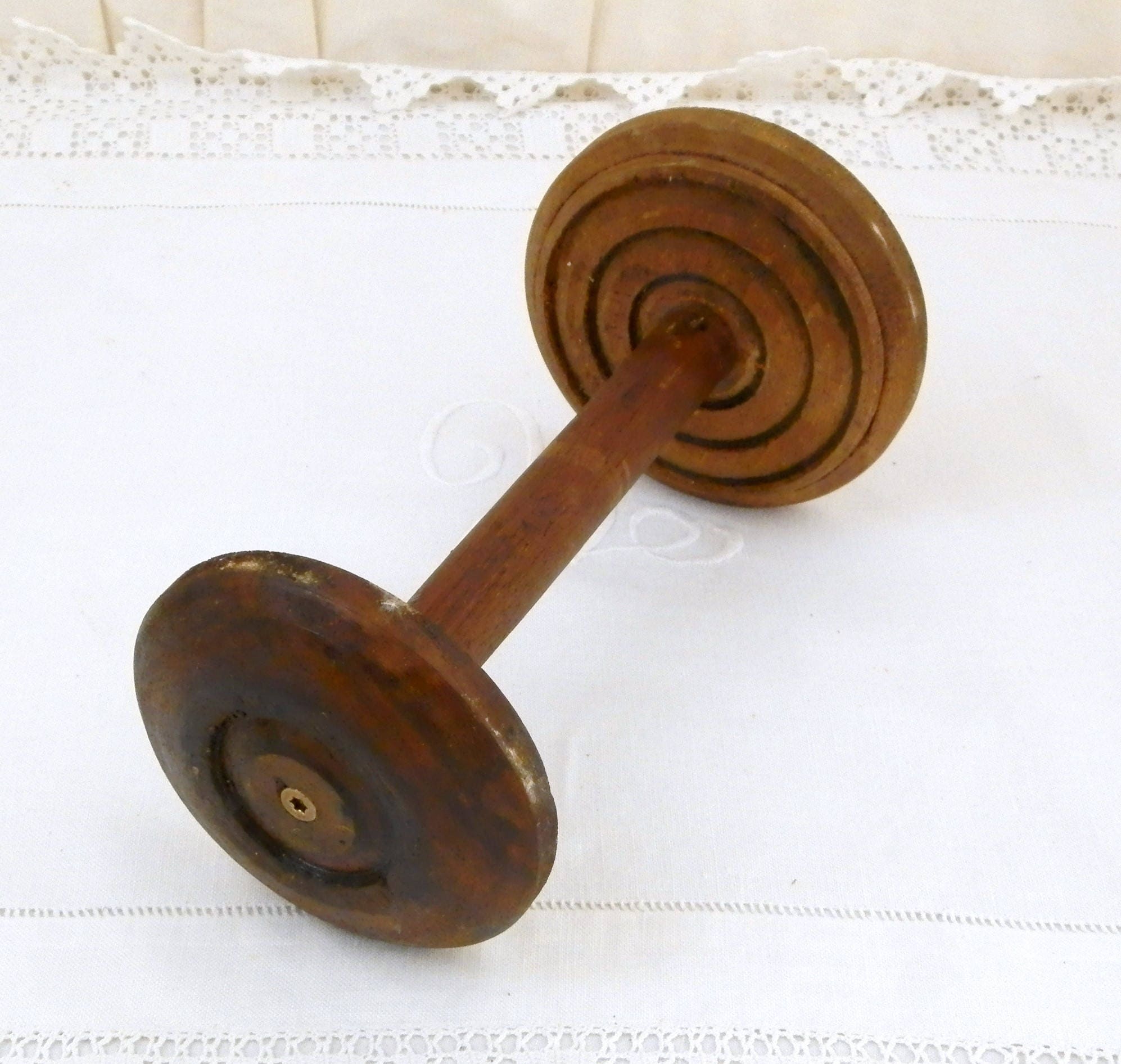 Vintage Wooden Hat Stand, Shop Display for Hat and Wig made of Turned ...