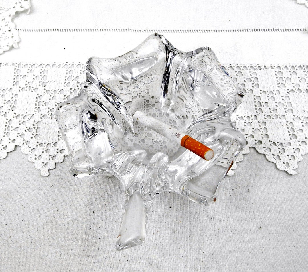 Large Vintage Murano Style Art Glass Mid Century 1960s Four Leaf Clover ...