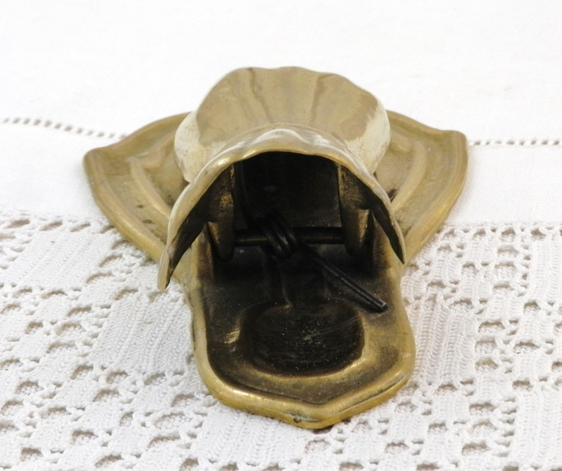 French Vintage Brass Hand Shaped Letter Holder Clip Retro | Etsy