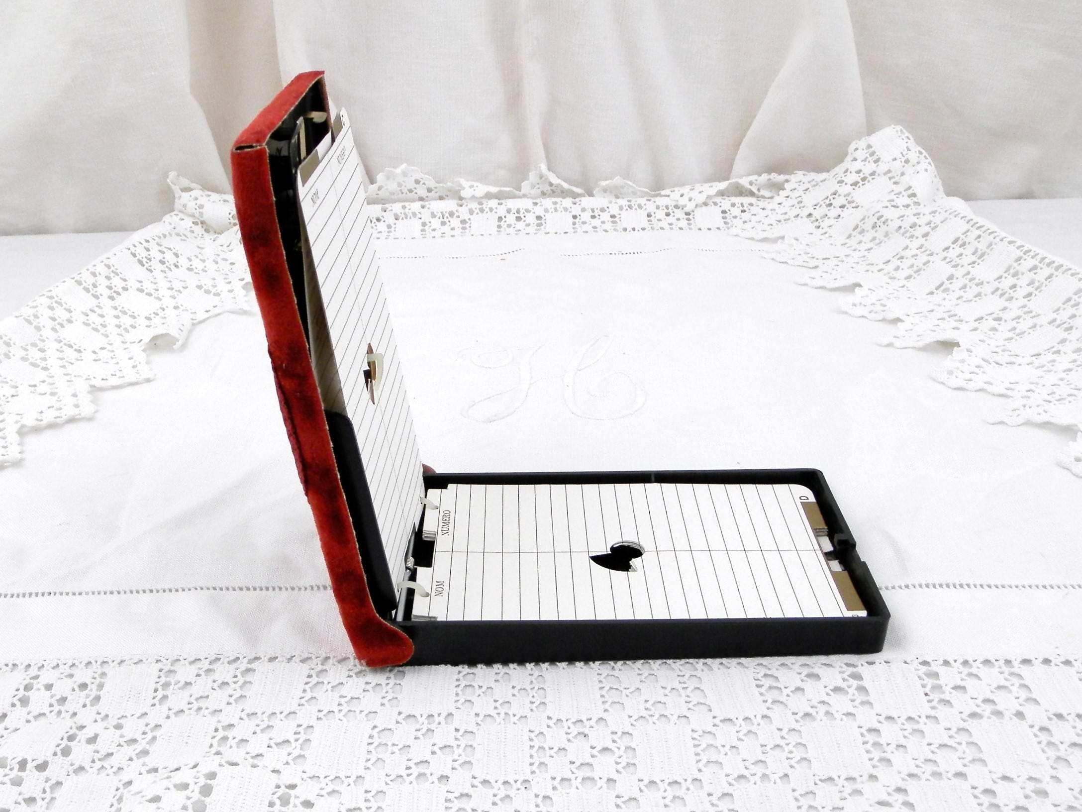 Vintage 1960s Mid Century Telephone Dial Pop Up Unused Address Book ...