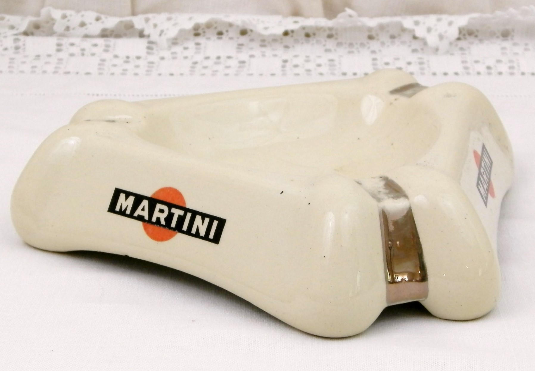 Large Vintage Collectible Mid Century French Martini Ashtray, French ...