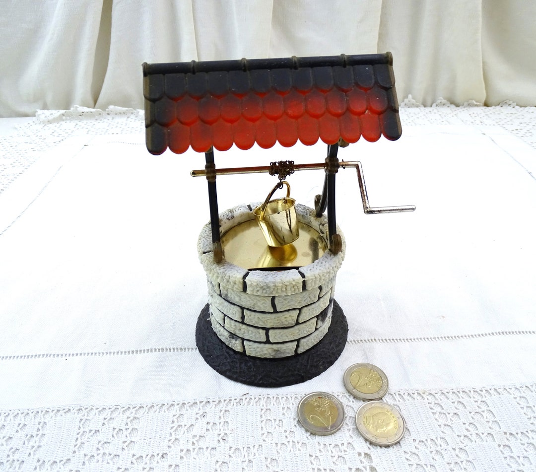 Vintage French 1960s Coin Bank Shaped as a Water Well With Bucket ...