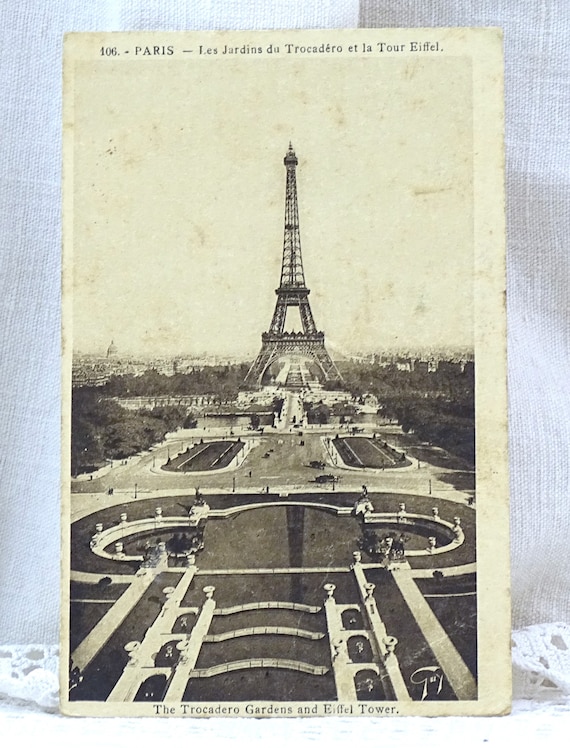 Cartolina D'epoca Della Torre Eiffel 2.766 Vintage Eiffel Tower Stock