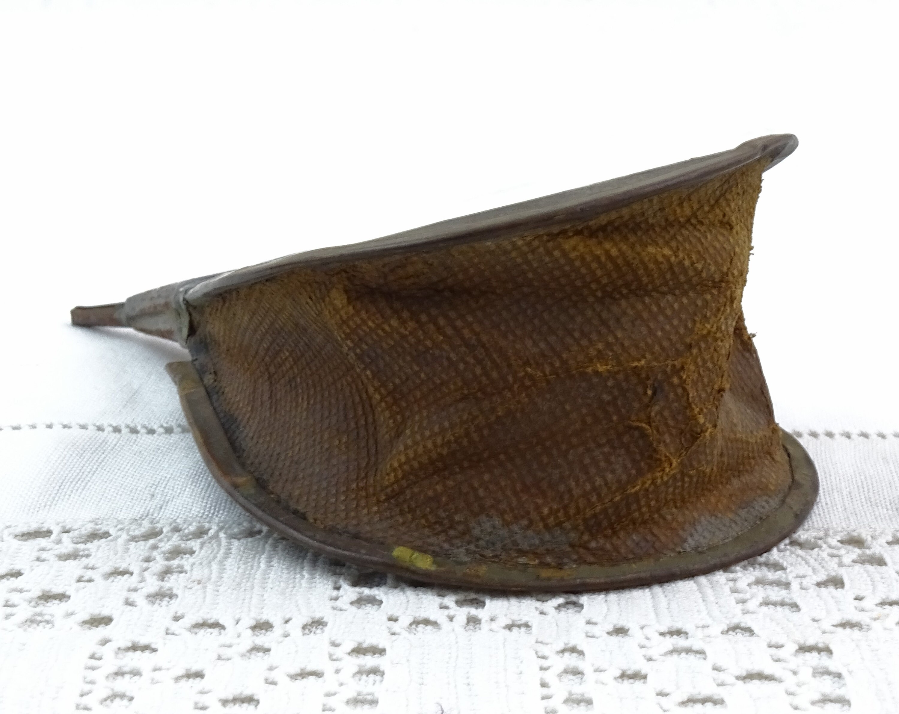 Small French 18th C Antique Metal Powder Bellows made by A Mismaque ...