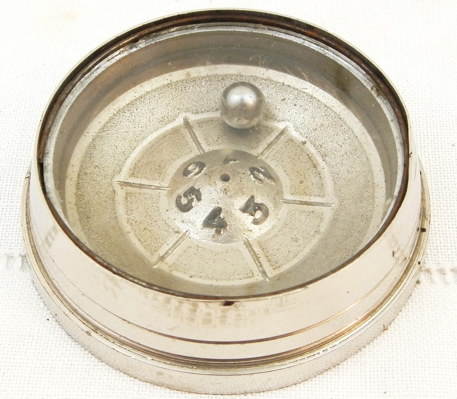 Vintage 1950s Pocket Metal Roulette Game Made in France, French 50s ...