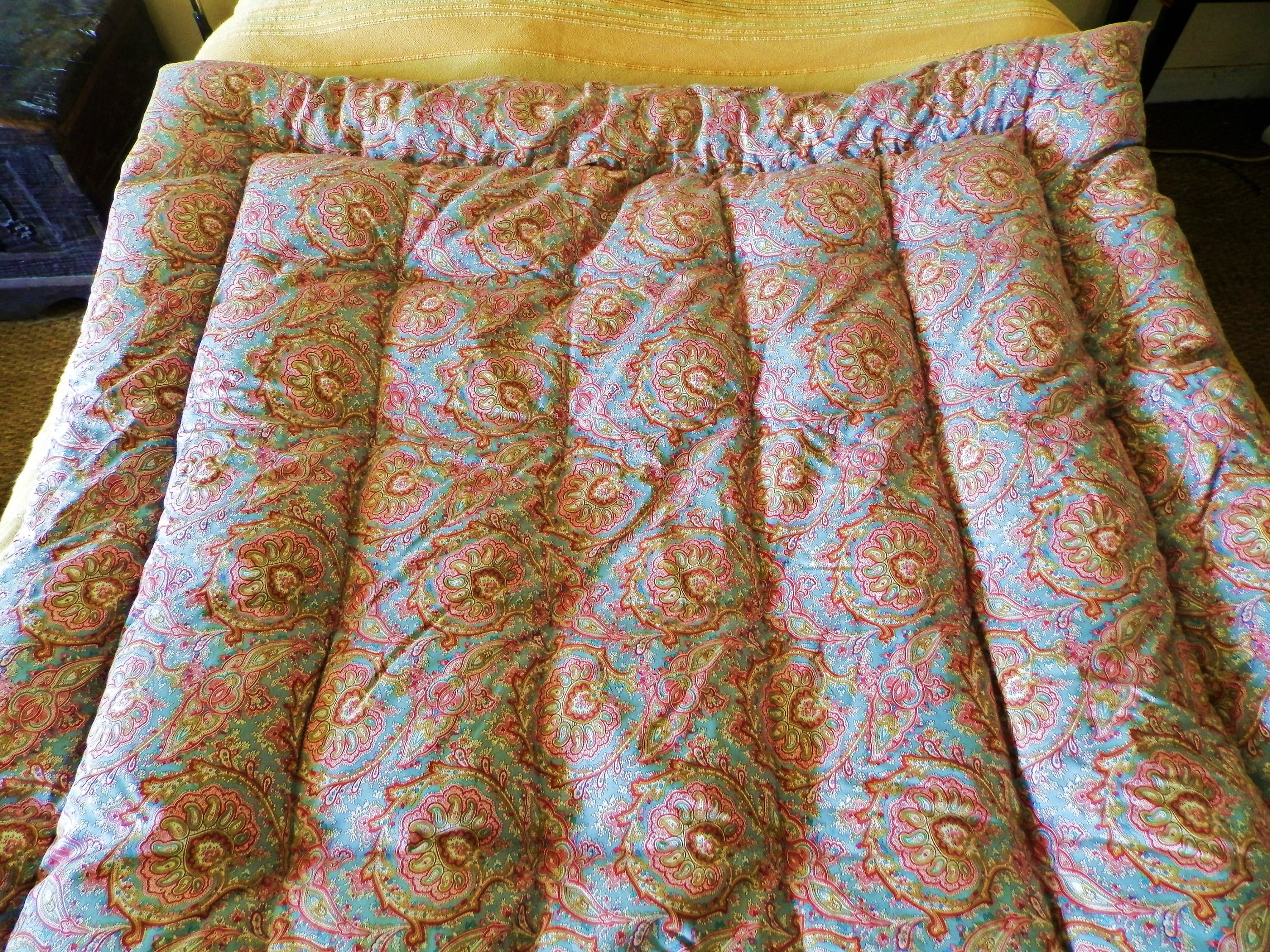 Antique French Paisley Eiderdown in Excellent Condition, 19 th Century ...