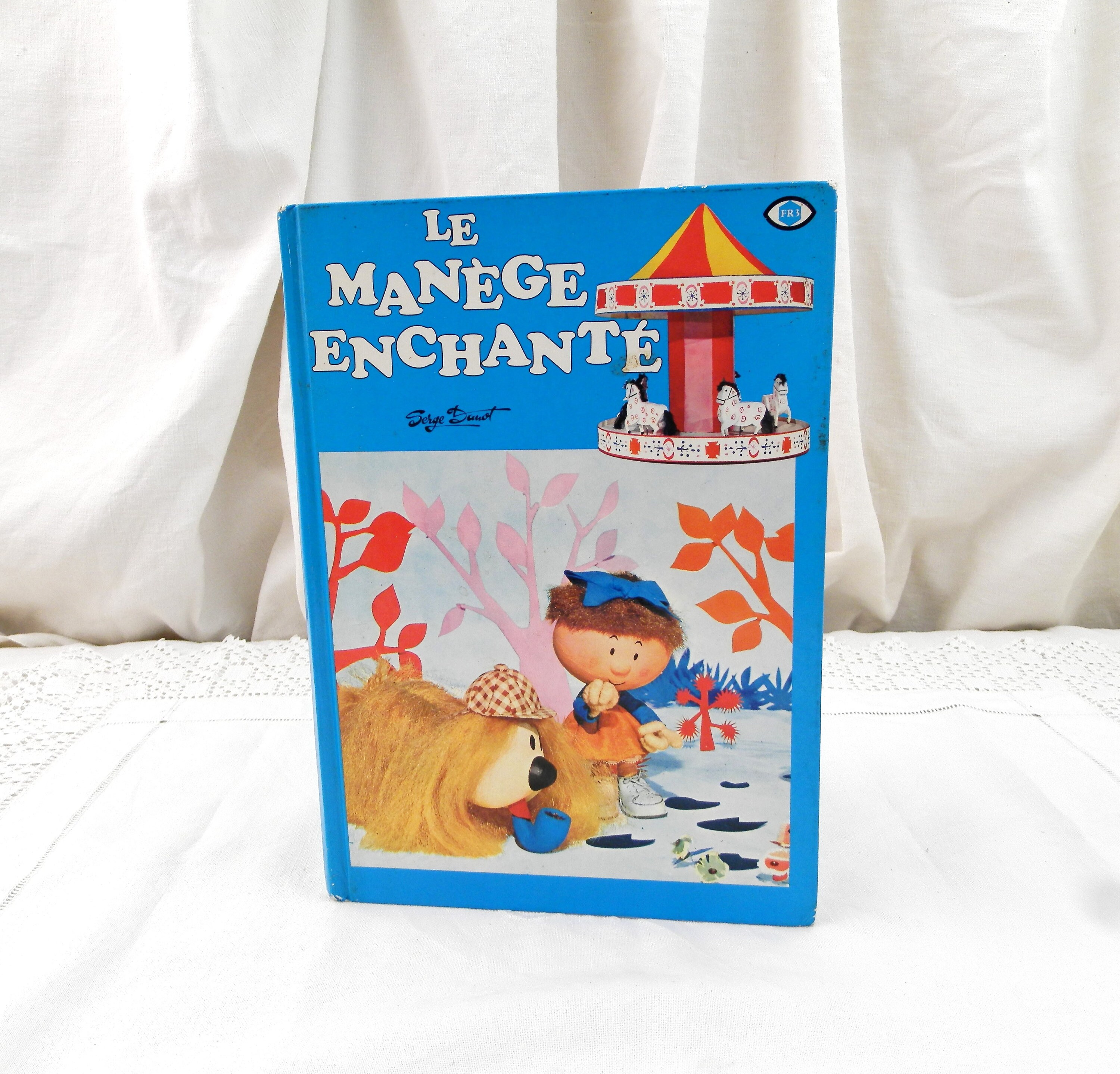 Vintage French Magic Roundabout Book Written in French, 1960s Le Manege ...
