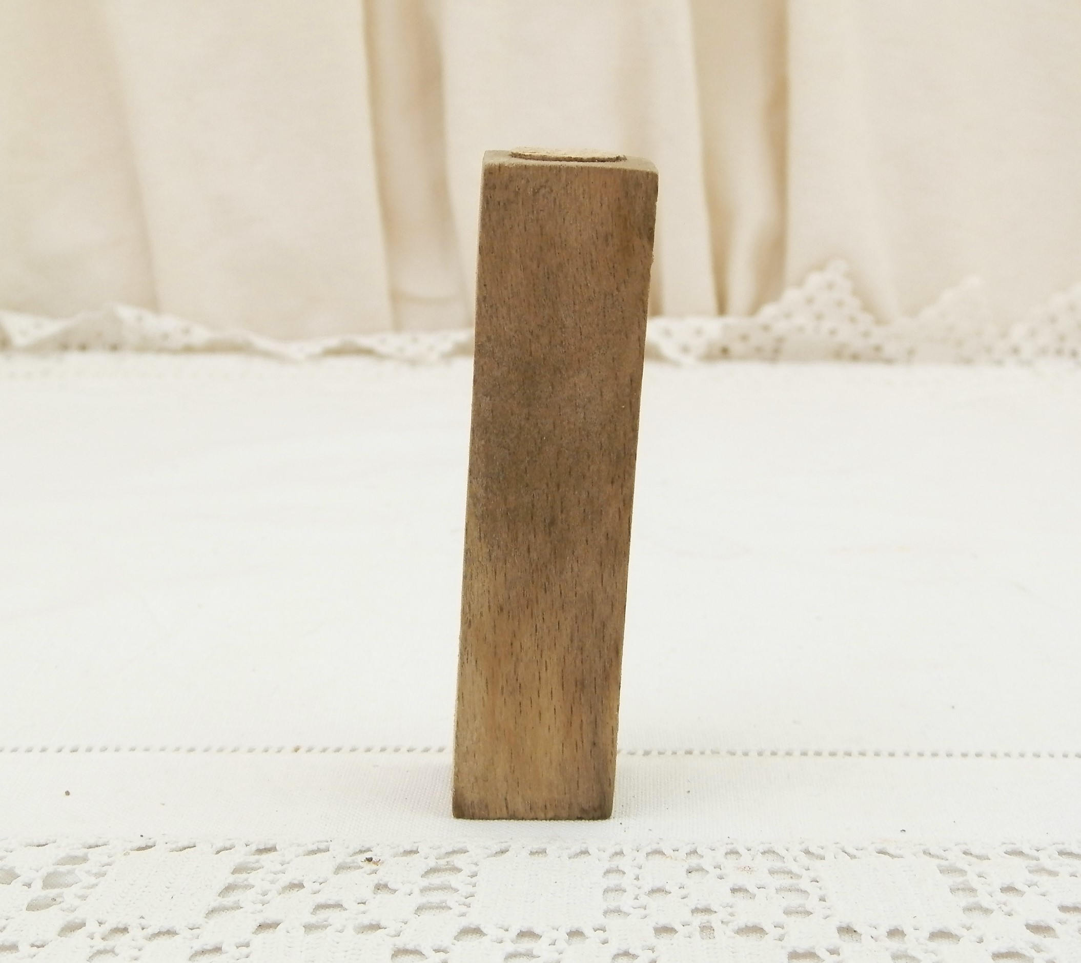 Vintage Rustic Primitive Egg Timer Made of Wood and Glass with Red Sand ...