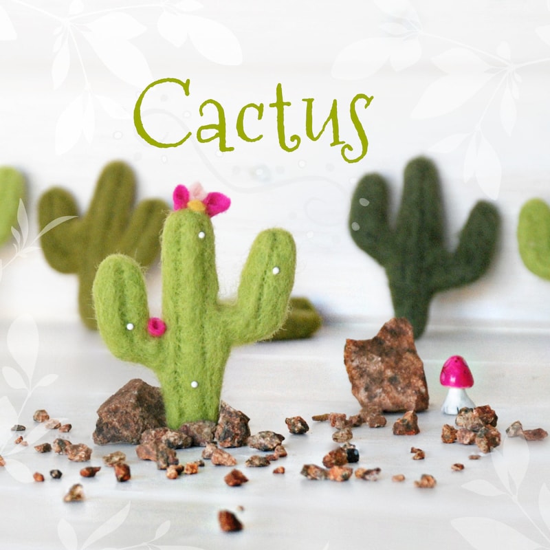 Felt Cactus - Etsy