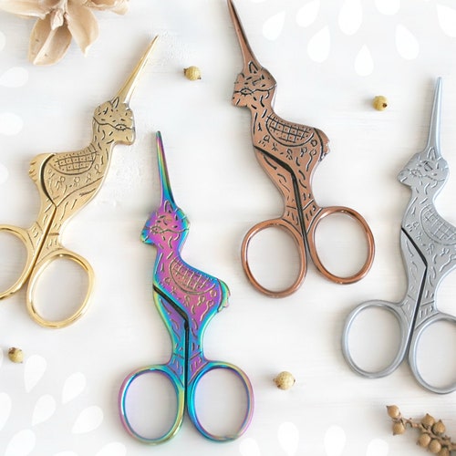 Mermaid Embroidery Scissors Mermaid Tail Small Scissors | Etsy