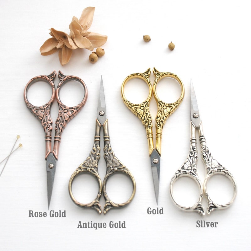 Gold Scissors - Etsy