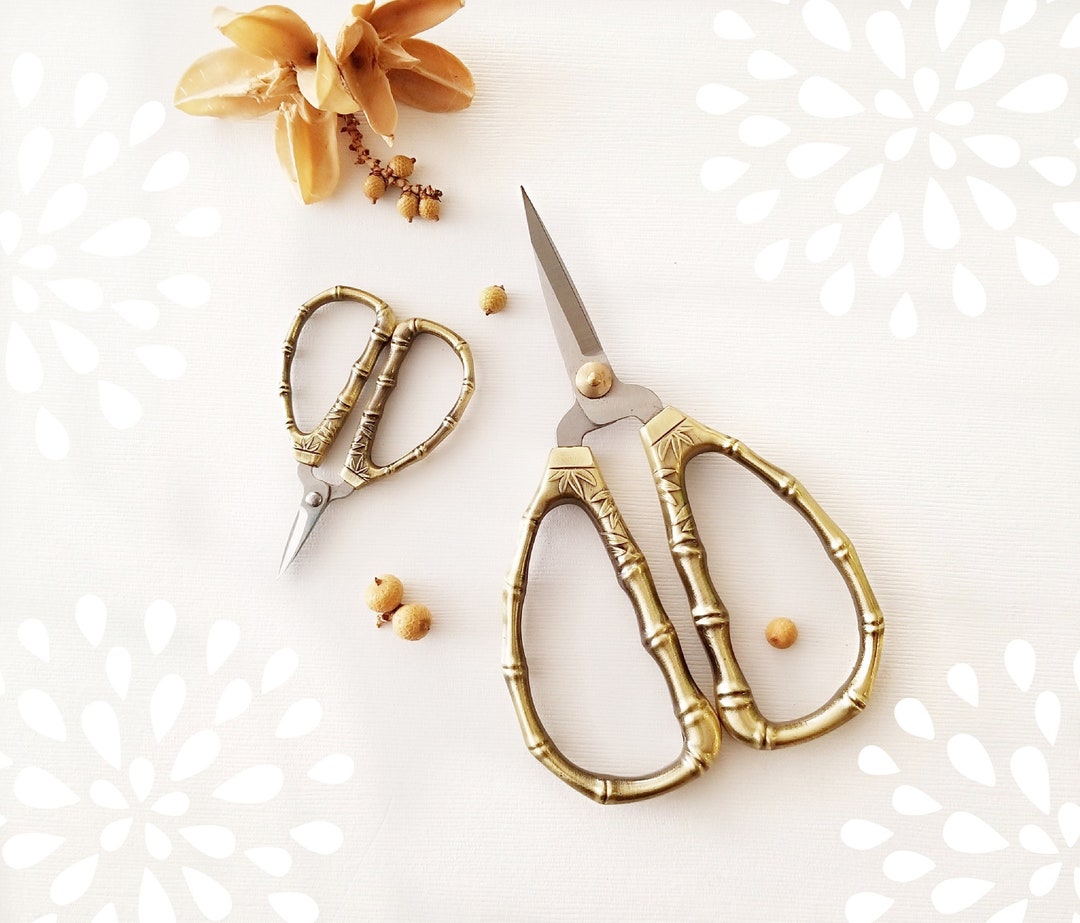 Embroidery Scissors Medium Bamboo Scissors 4.5, Mini Bamboo 2.5 ...
