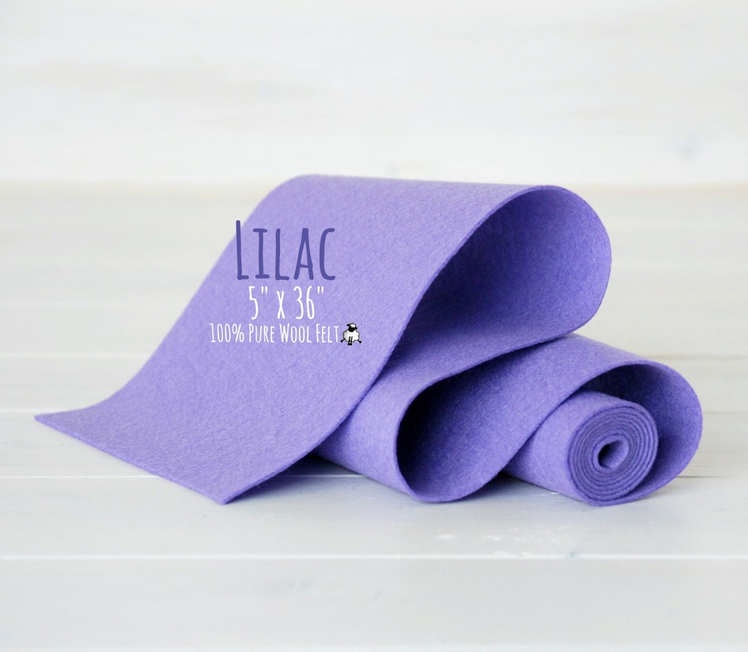 100% Merino Wool Felt Roll - 5" X 36" Wool Felt Roll - Wool Felt Color ...