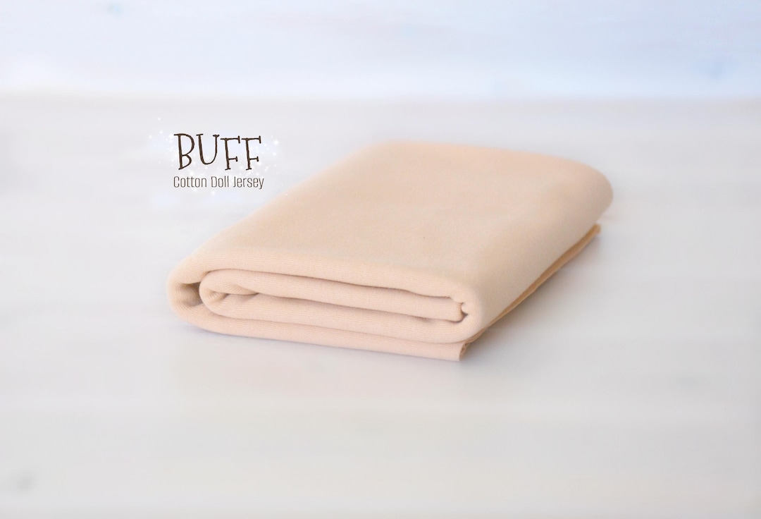 Buff Doll Skin: 100% Cotton Round-knit Jersey (1/2 Meter) - Etsy