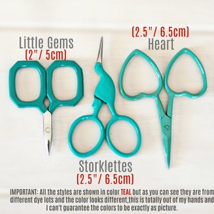 Embroidery Scissors - Colorful Mini Scissors - Shears - Ribbon Scissors ...