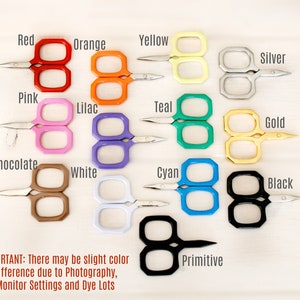 Embroidery Scissors - Colorful Mini Scissors - Shears - Mini Ribbon ...