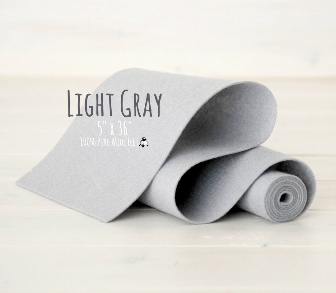 100% Merino Wool Felt Roll - 5" X 36" Wool Felt Roll - Wool Felt Color ...